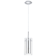 Eglo 91326A Chrome Pinto 1 1x50W Mini Pendant in Chrome Finish ...