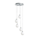 Eglo 90556A Matte Nickel 5 Light Multi Light Pendant from the Ferrol ...