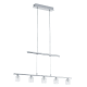 Eglo 91475A Chrome Donori 5x20W Linear Chandelier in Chrome Finish ...