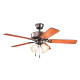 Kichler 339240NI Brushed Nickel 50" Indoor Ceiling Fan with Blades ...