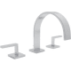 Rohl WA106L-APC-2 Polished Chrome Wave Widespread Kitchen Faucet with ...
