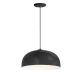 Troy RLM Lighting 5DDM16MBKWT-BC Black Dome 16" Wide Single Light ...