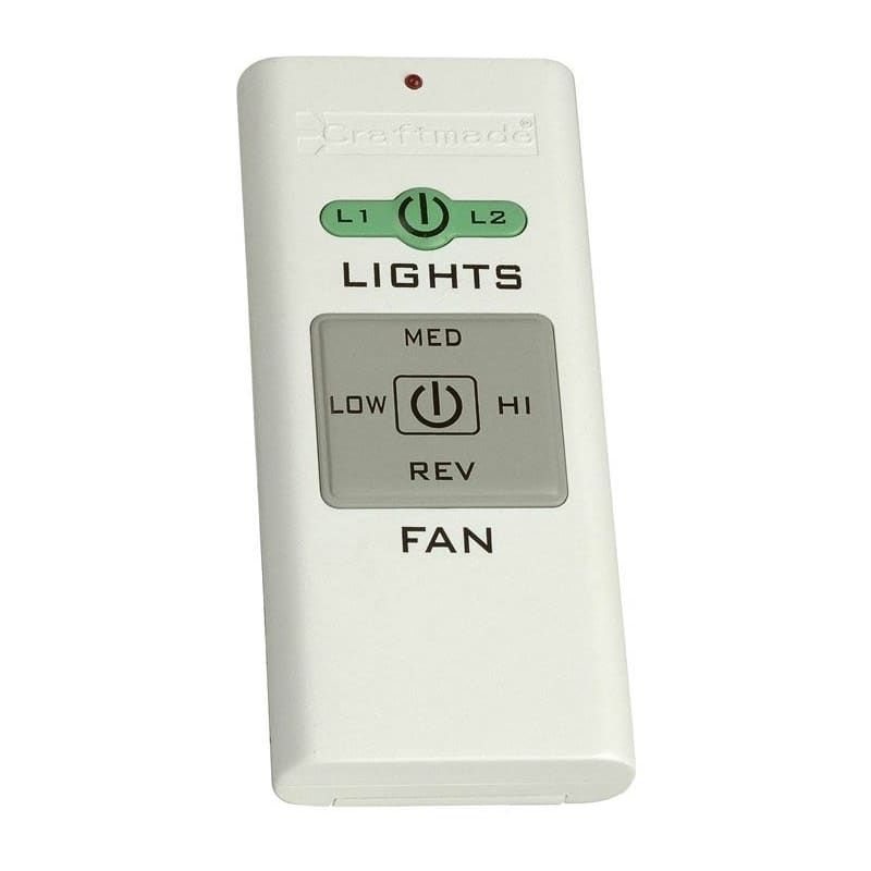 Craftmade Ceiling Fan Remote Battery Replacement | Shelly Lighting