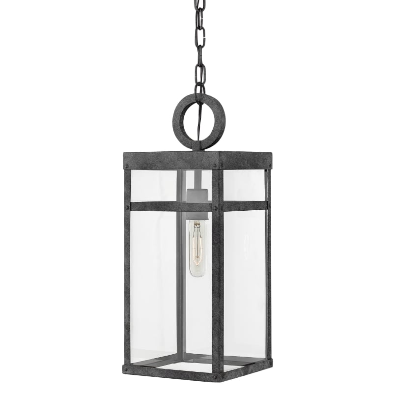 Hinkley Lighting 2802DZ Aged Zinc Porter Single Light 8 Hinkley Lighting 2802DZ Aged Zinc Porter Single Light 8