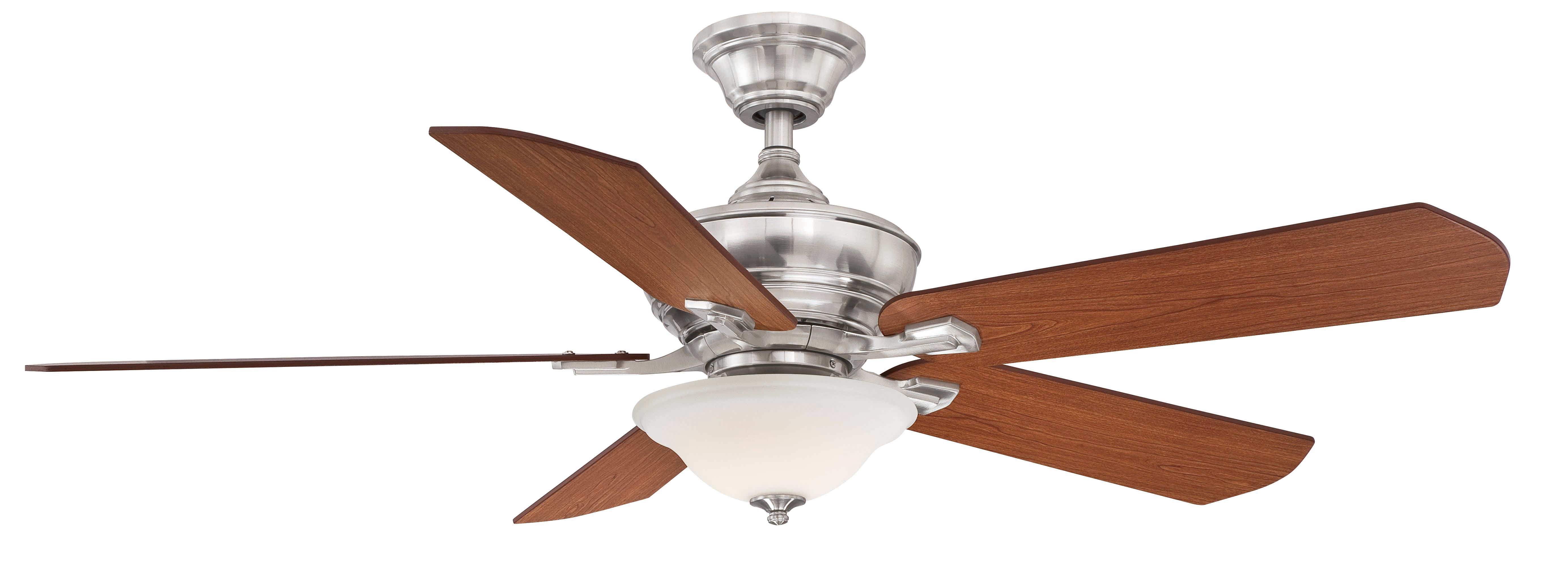 Solana 52 In Indoor Brushed Nickel Ceiling Fan With Light Kit | Shelly ...
