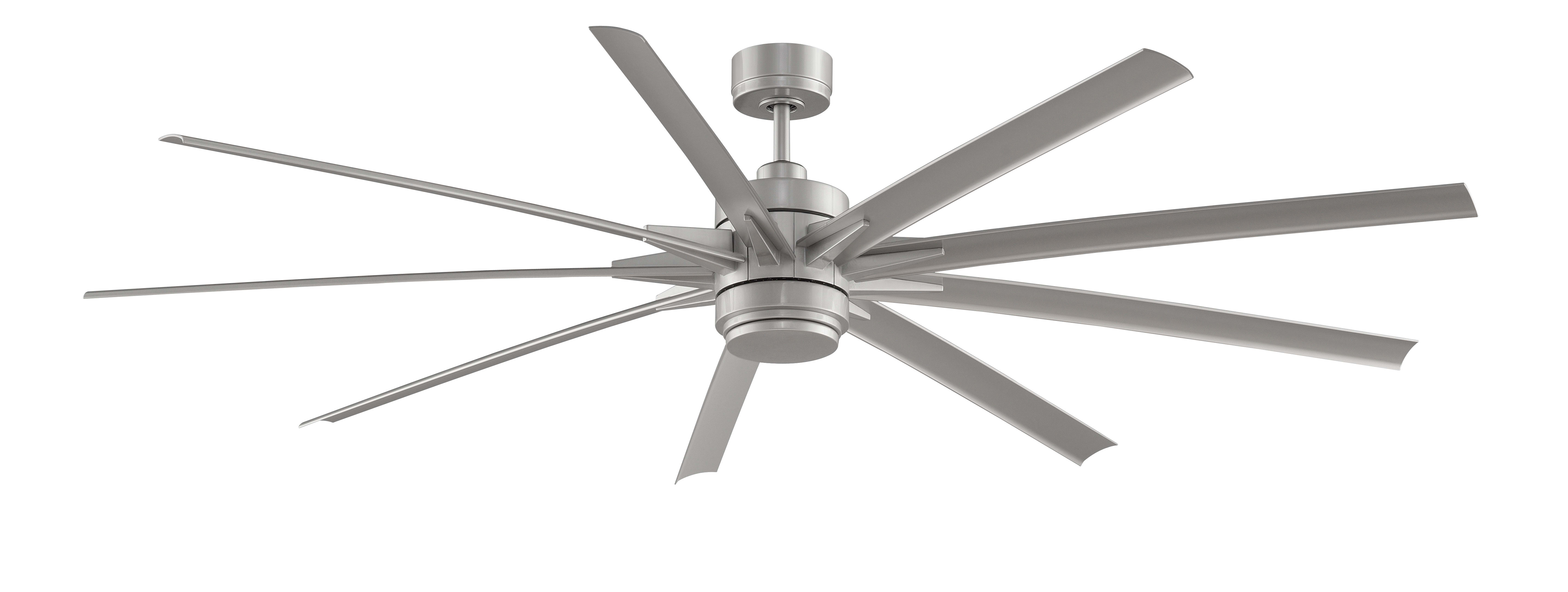 Fanimation 84 Odyn 9 Blade Ceiling Fan With Remote | Shelly Lighting