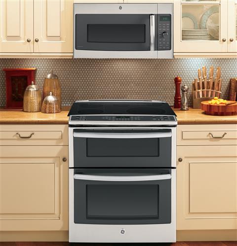 GE Low Profile Over The Range Microwave In Stainless Steel, 45% OFF