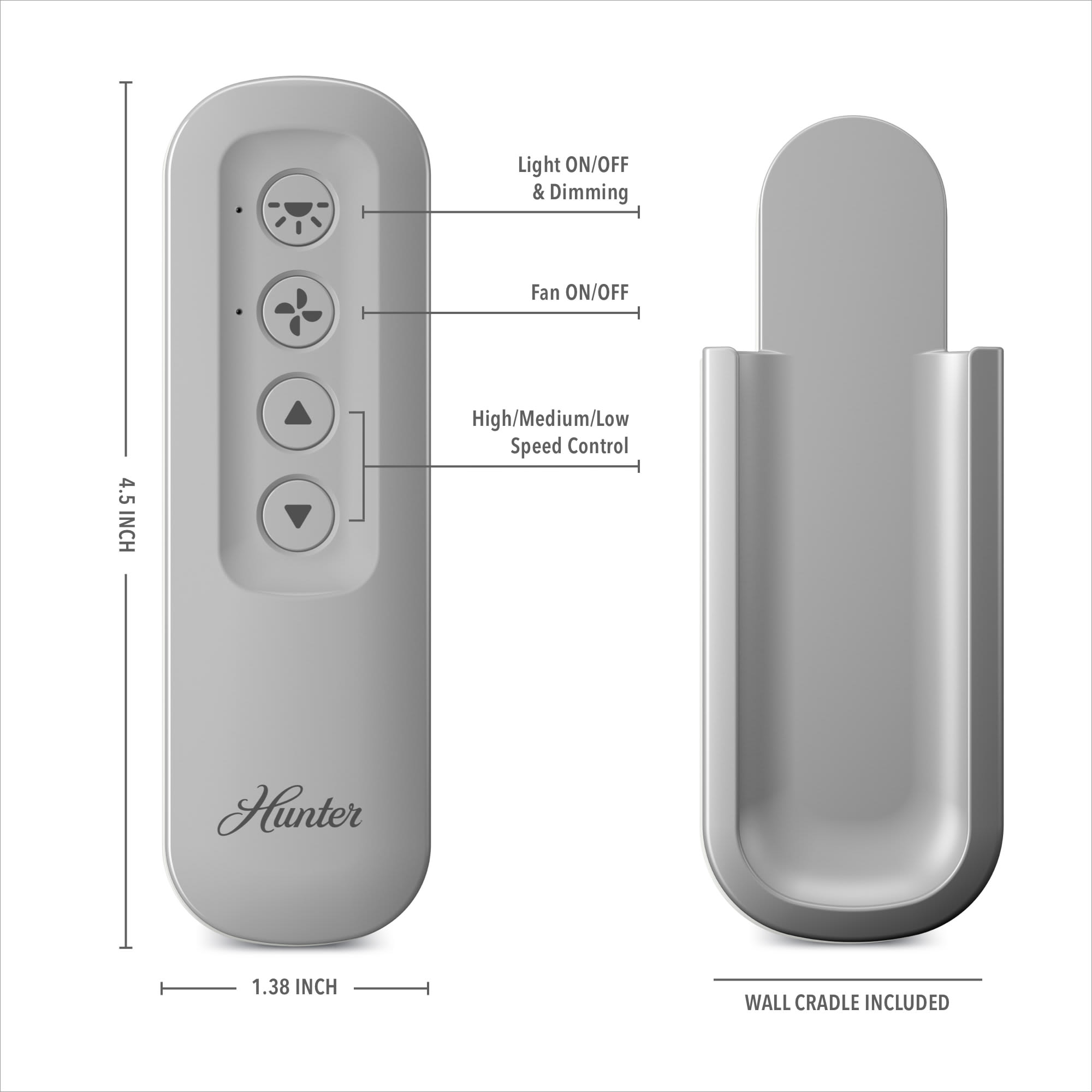 Hunter Ceiling Fan Remote Part 99600 | Shelly Lighting