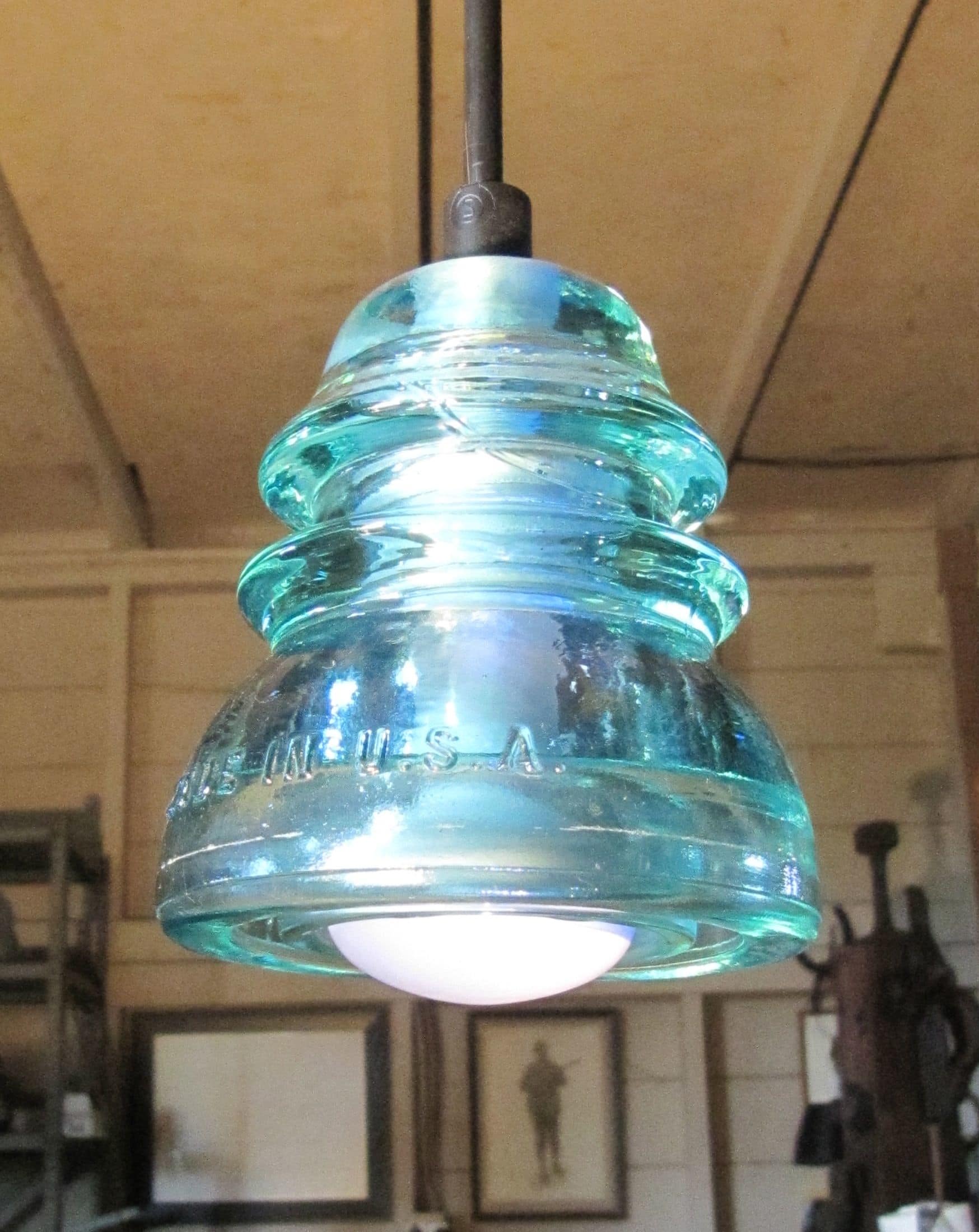 Glass Insulator Pendant Light Kit at Verda Garcia blog