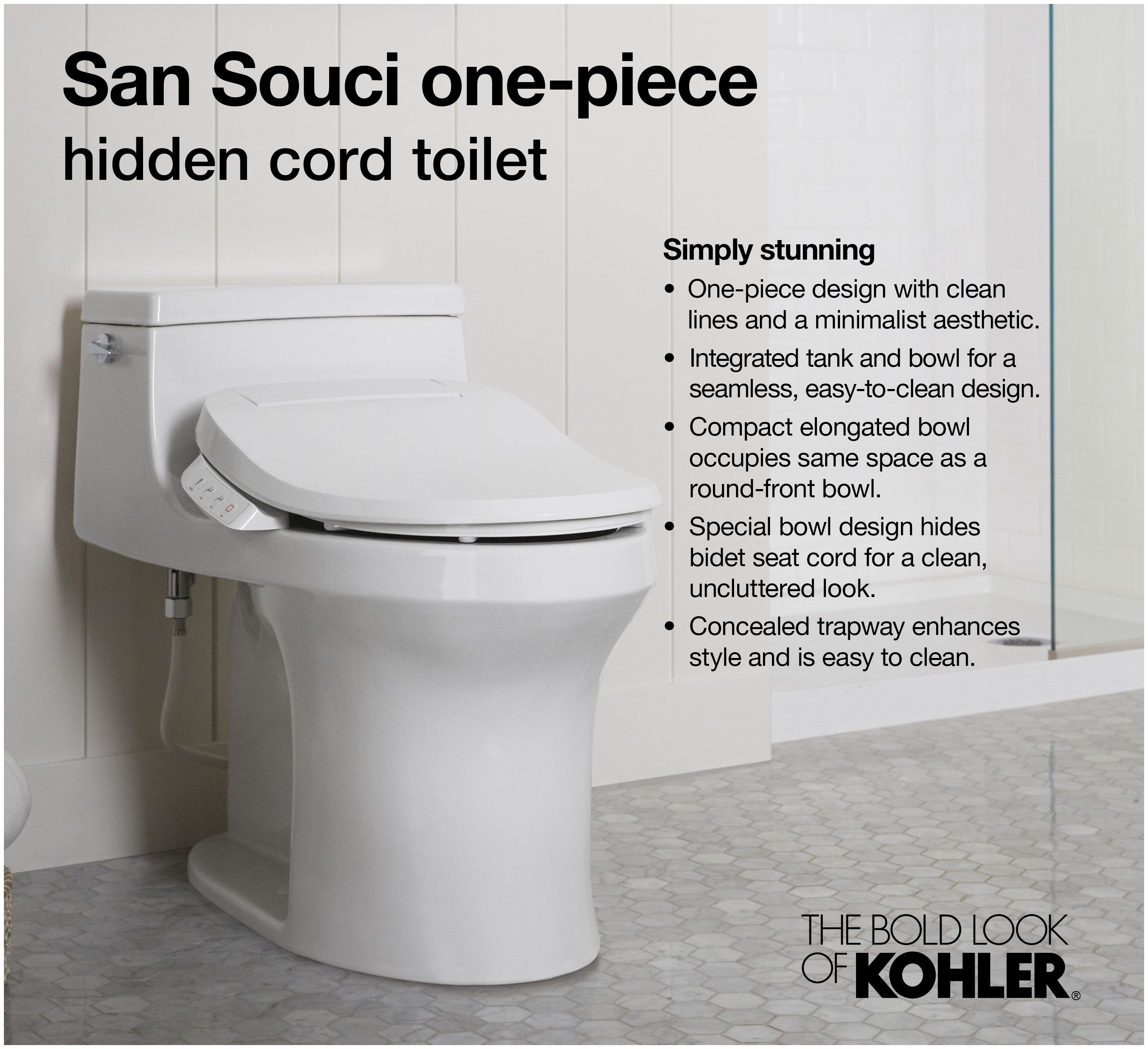 Kohler K-5172-96 San Souci® Comfort Height® One-piece, 58% OFF