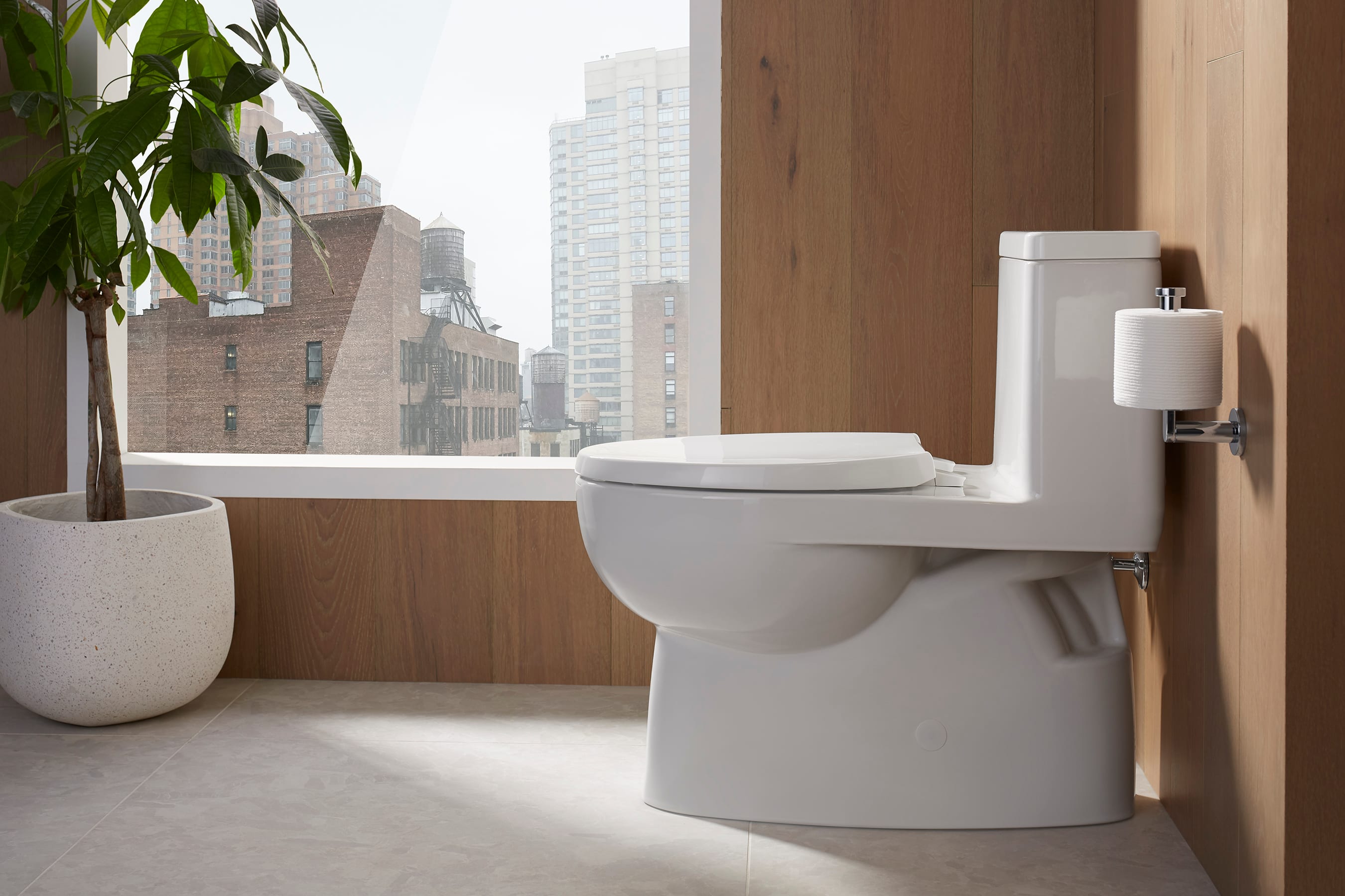 KOHLER Reach H 1-piece GPF Single Flush Elongated Toilet In, 44% OFF