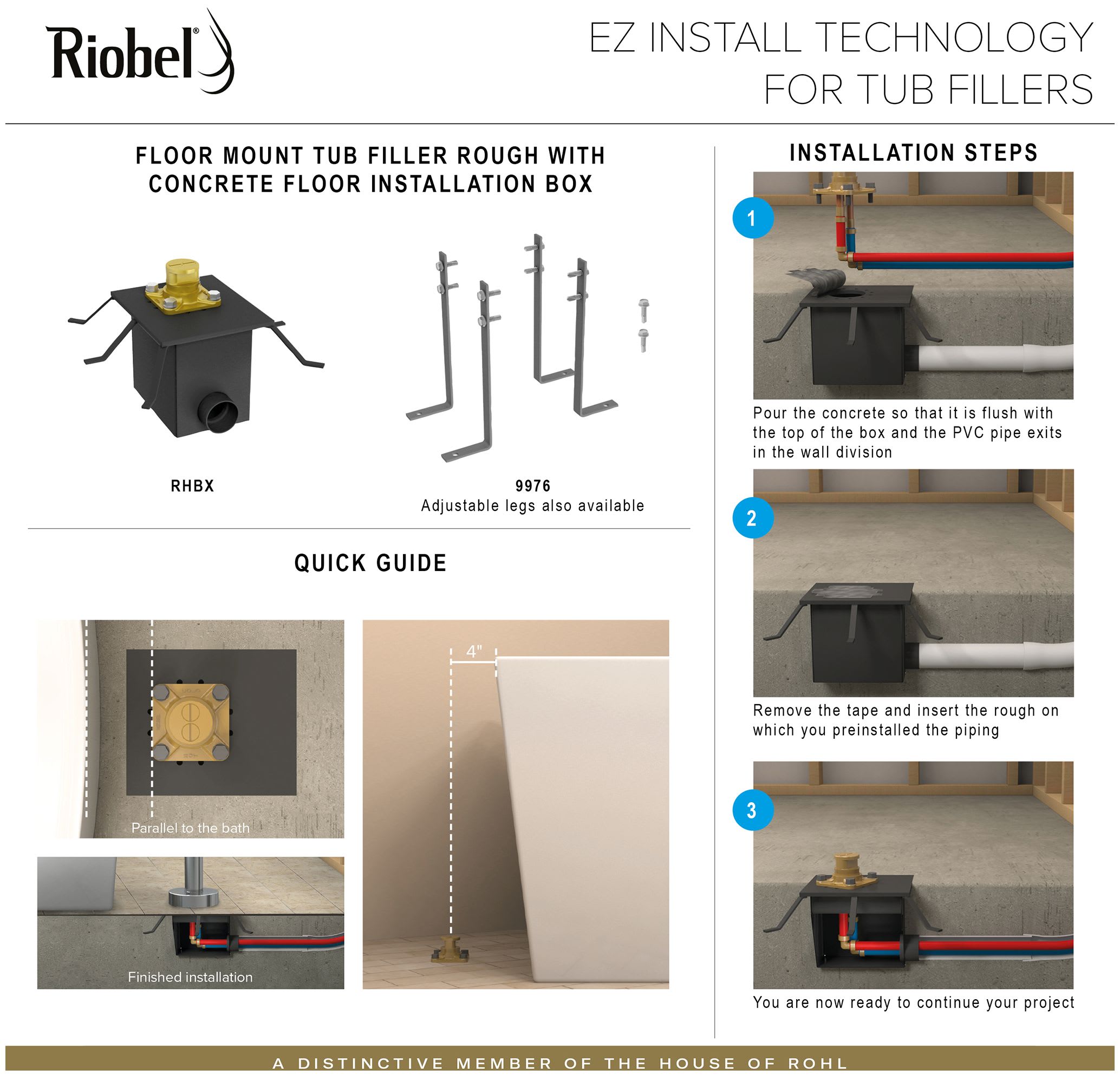 How To Install Floor Mounted Tub Filler | Viewfloor.co