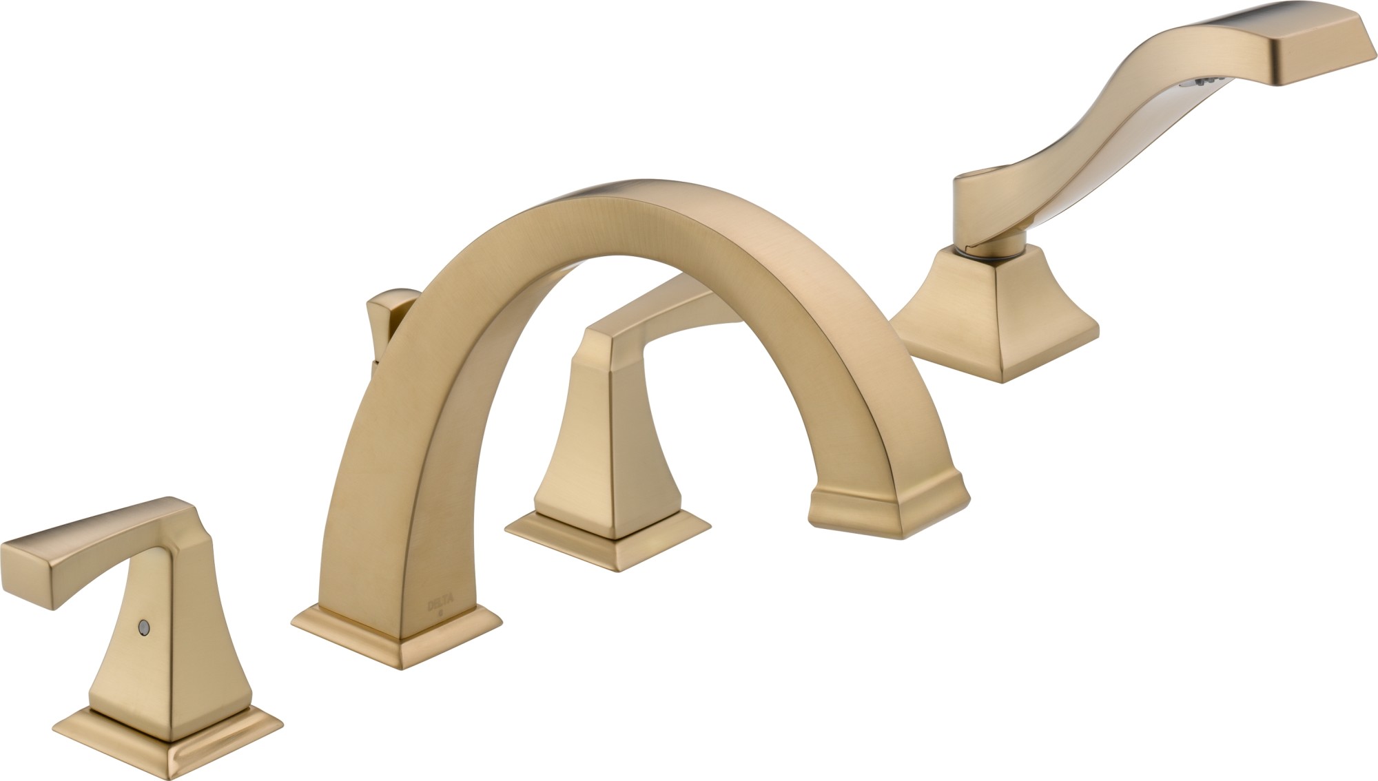 Delta T4751 Dryden Deck Mounted Roman Tub Filler Trim Bronze