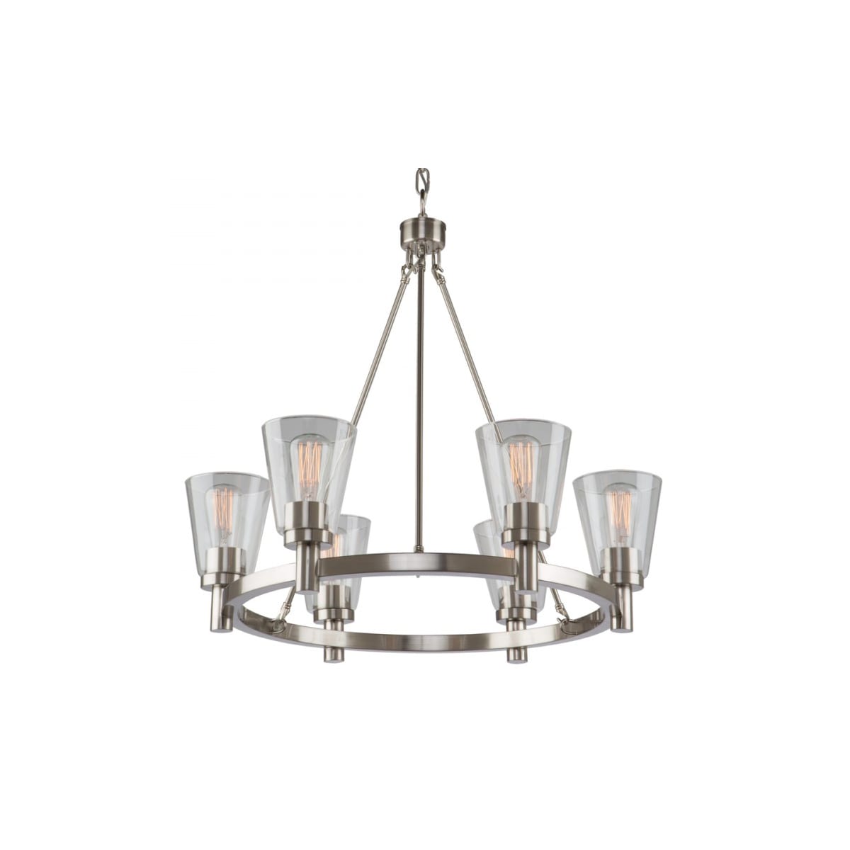 Artcraft Lighting AC10766BN Clarence 6 Light 28" Wide | Build.com