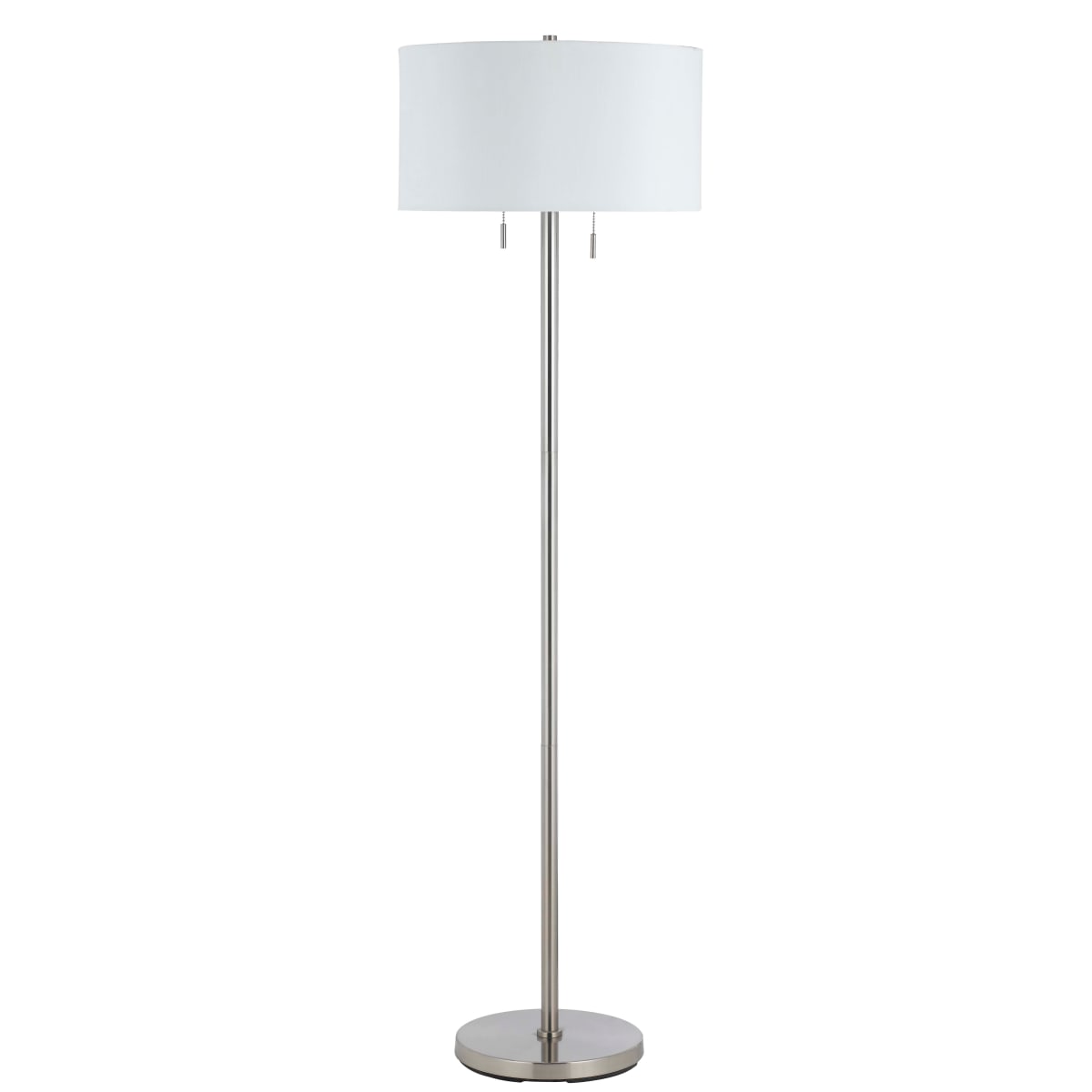 Cal Lighting BO-2450FL-BS 60W X 2 Calais Metal Floor Lamp | Build.com
