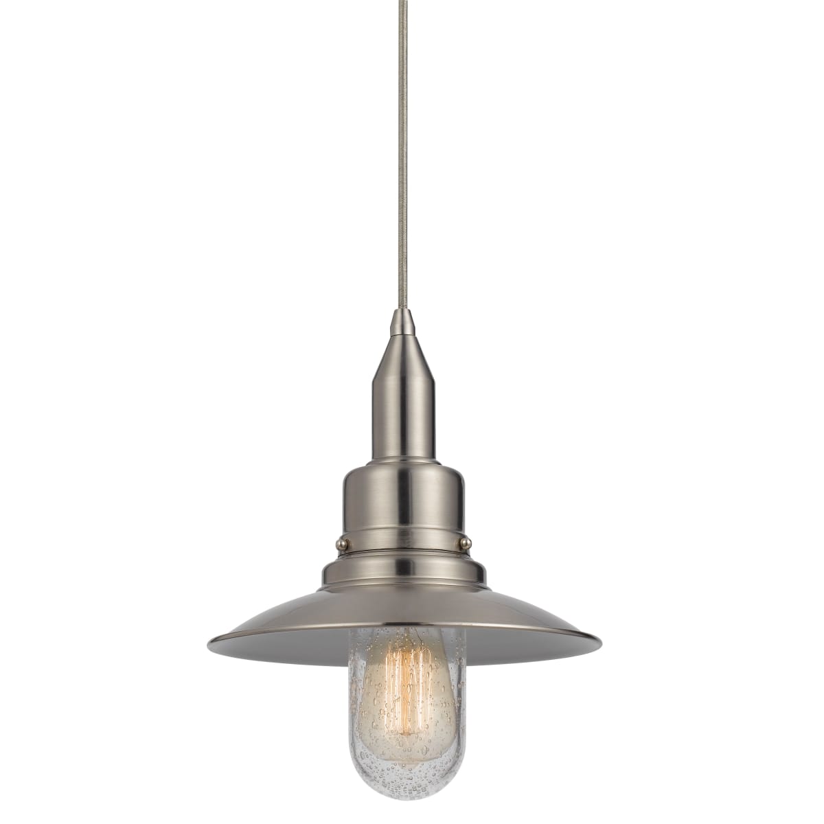 Cal Lighting UP-1114-6-BS Paterson 1 Light Pendant - | Build.com