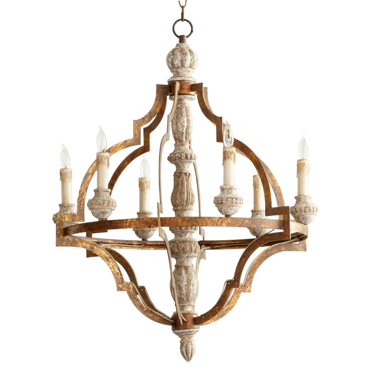Cyan Design 05256 Bastille 6 Light 25" Wide Taper Candle | Build.com