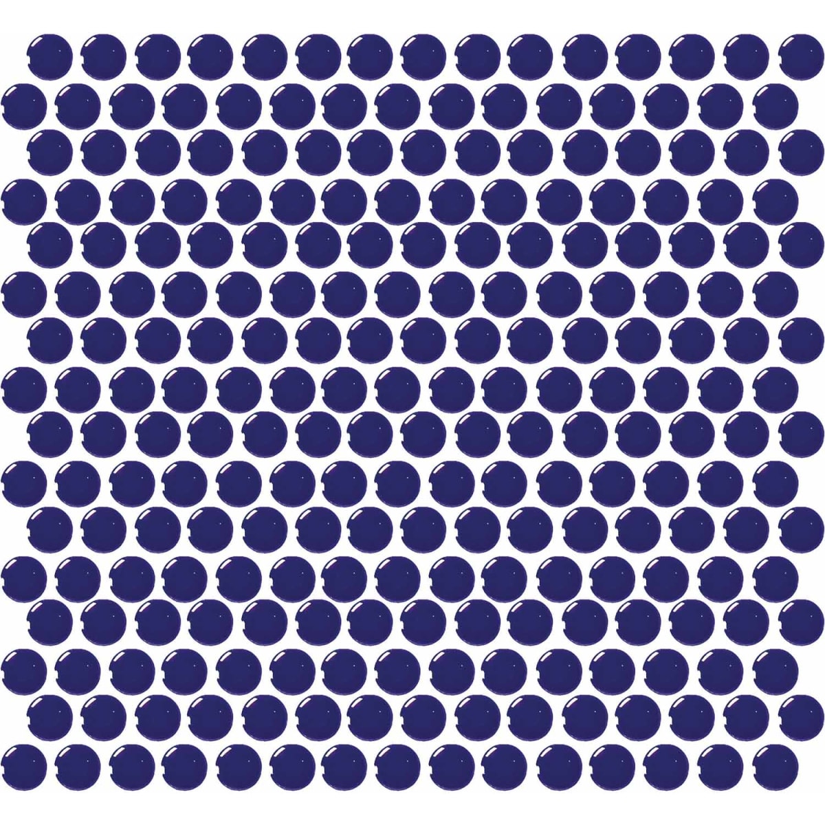 Daltile RR1111PNYRDMS1P Porcelain Cobalt Circle Wall Tile | Build.com