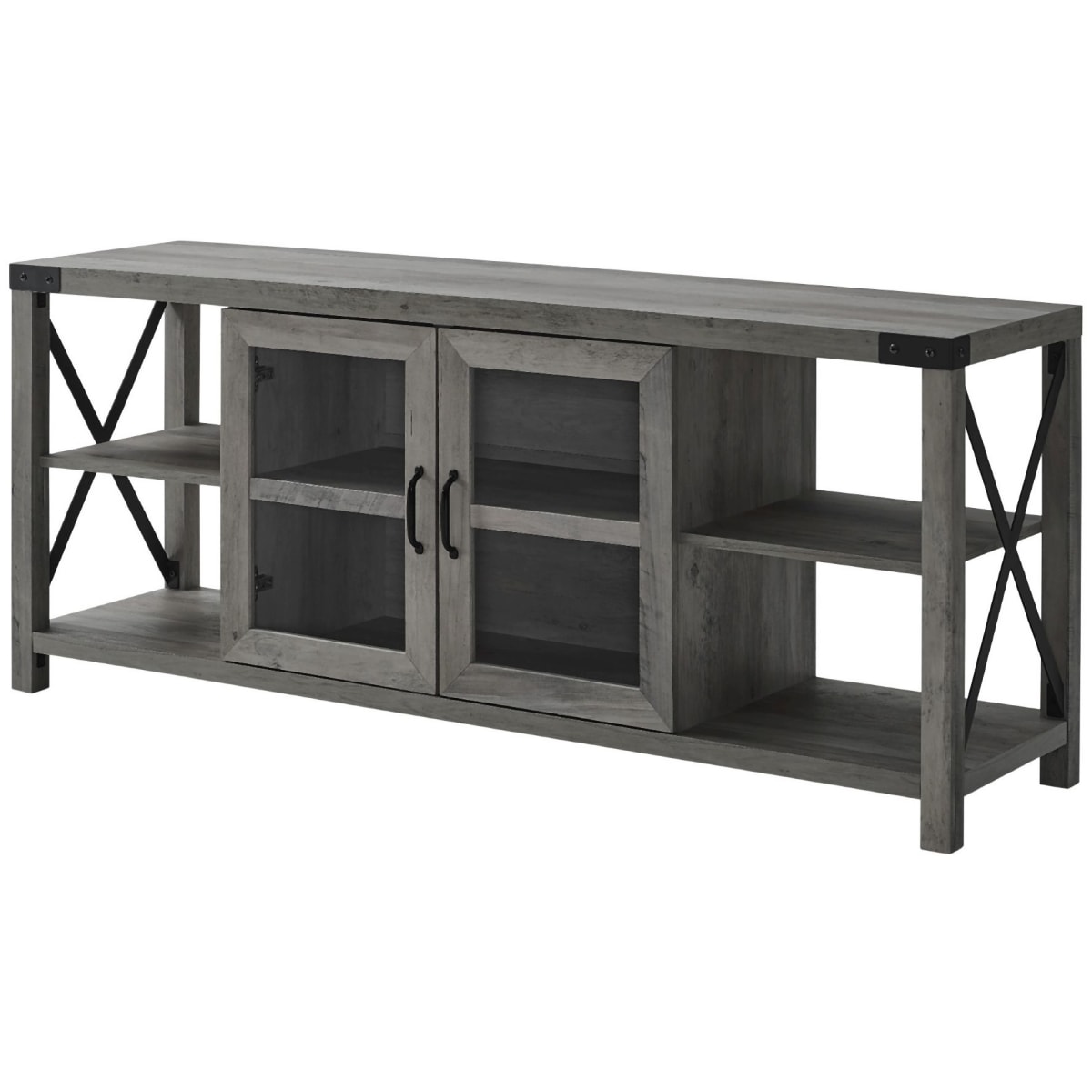 Delacora BD60MX2DGW Farmhouse 60" 2 Door "X" | Build.com