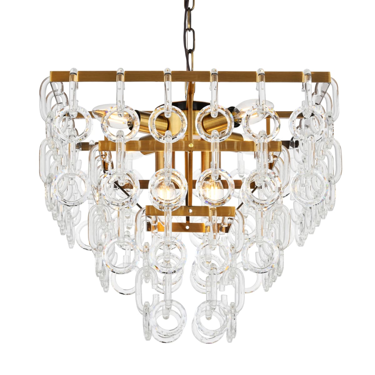 Elegant Lighting 1714D16LAB Debutante 6 Light | Build.com