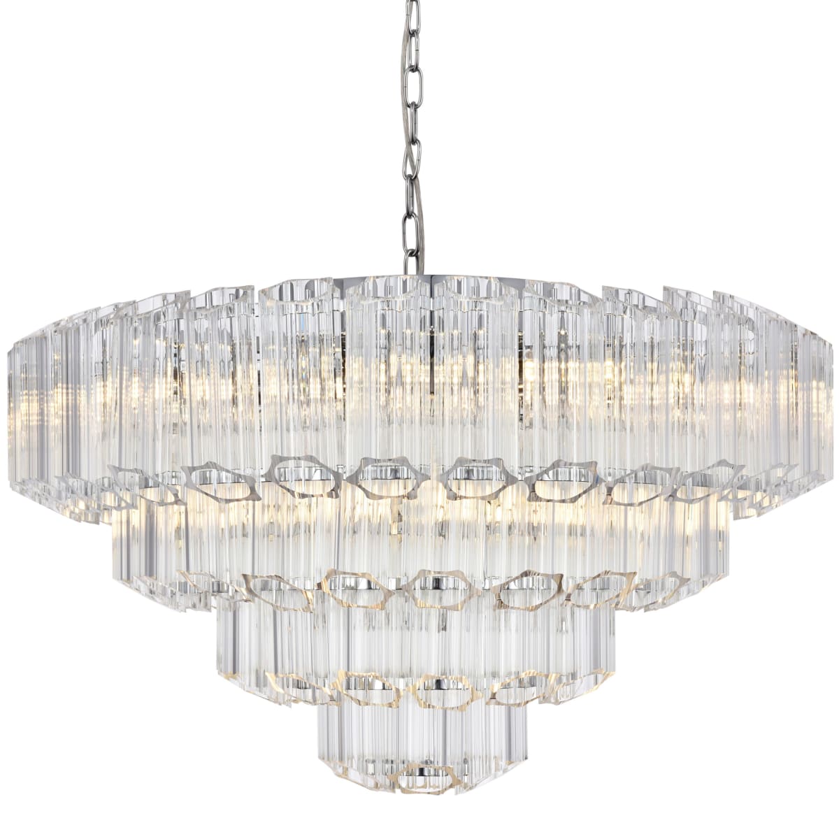 Elegant Lighting 1706D26C Riviera 9 Light 26" Wide | Build.com
