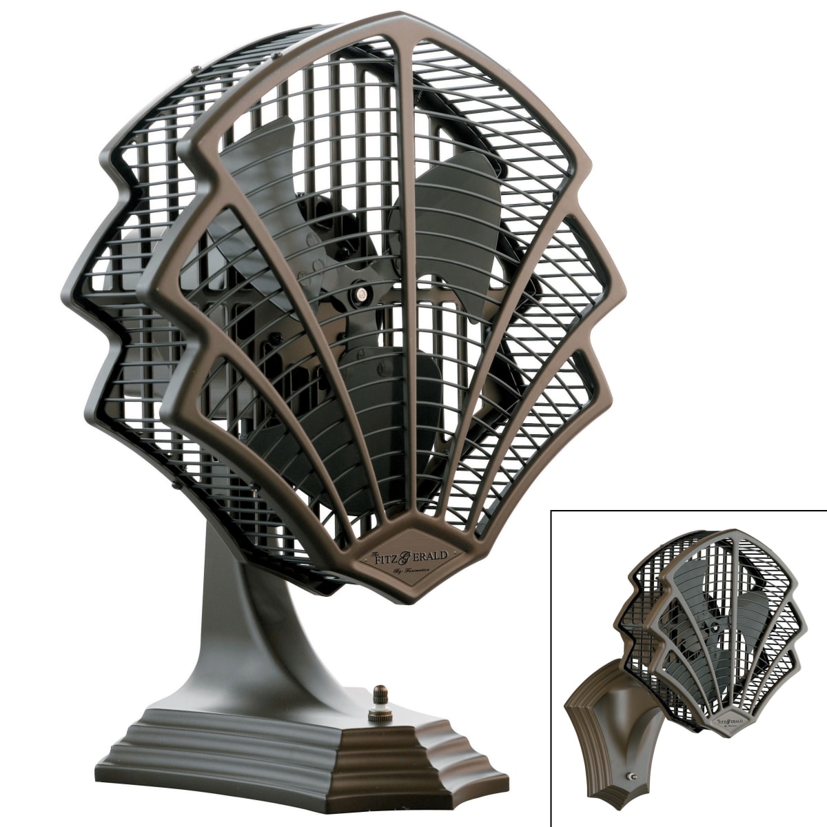 Fanimation OF6320OB 16" 3 Blade Oscillating Desk or Wall | Build.com