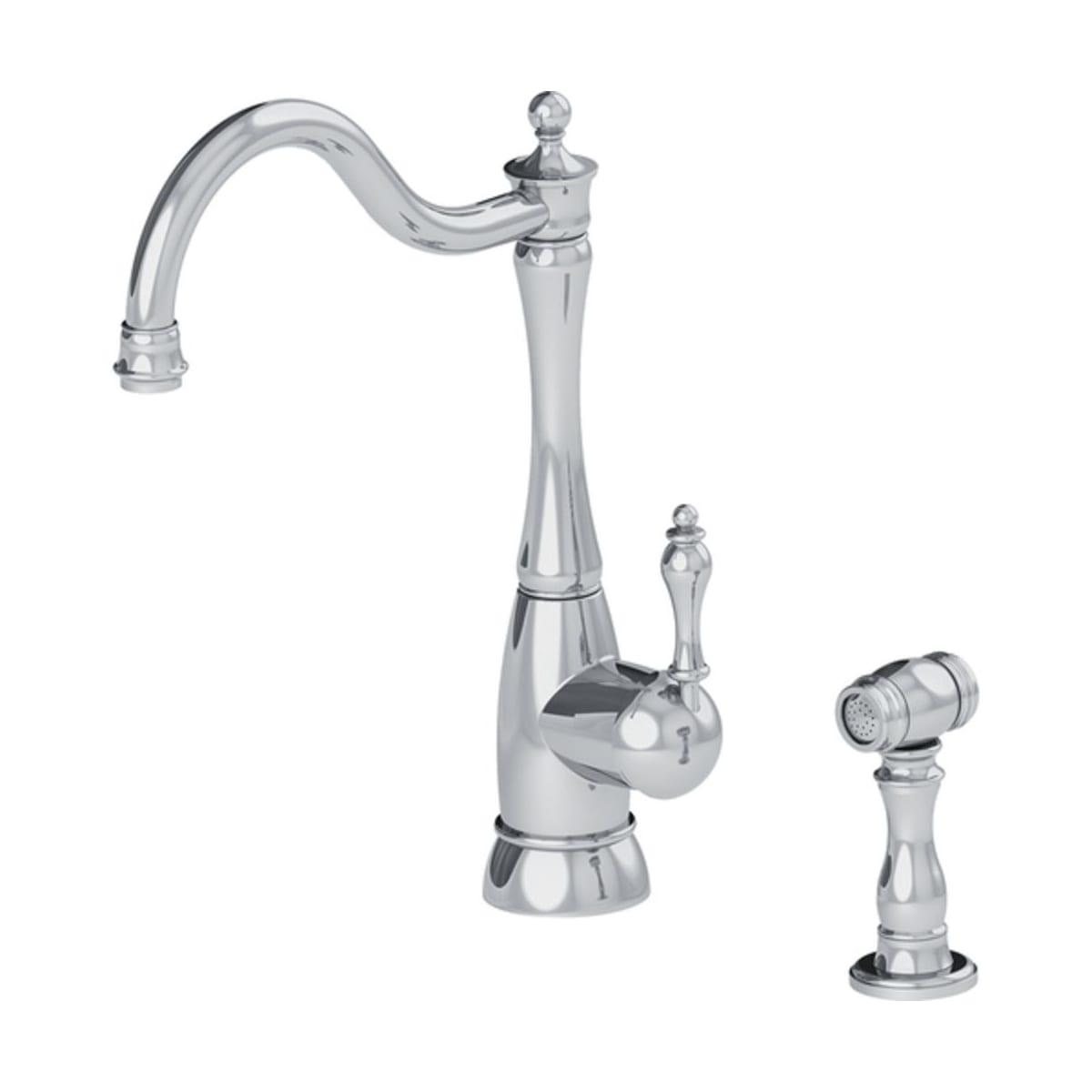 Franke FFS100 1.75 GPM Single Hole Kitchen Faucet - | Build.com
