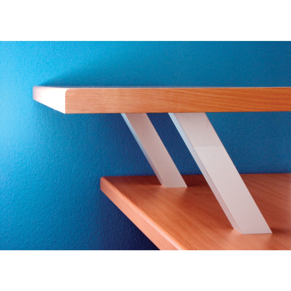 Hafele 505.23.023 9" High Steel Square Angled Countertop | Build.com