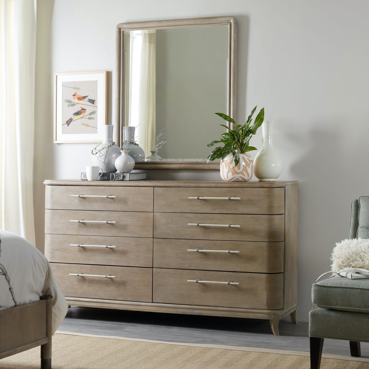 Hooker Furniture 6050 90002 GRY Affinity Casual Luxury 68 Build