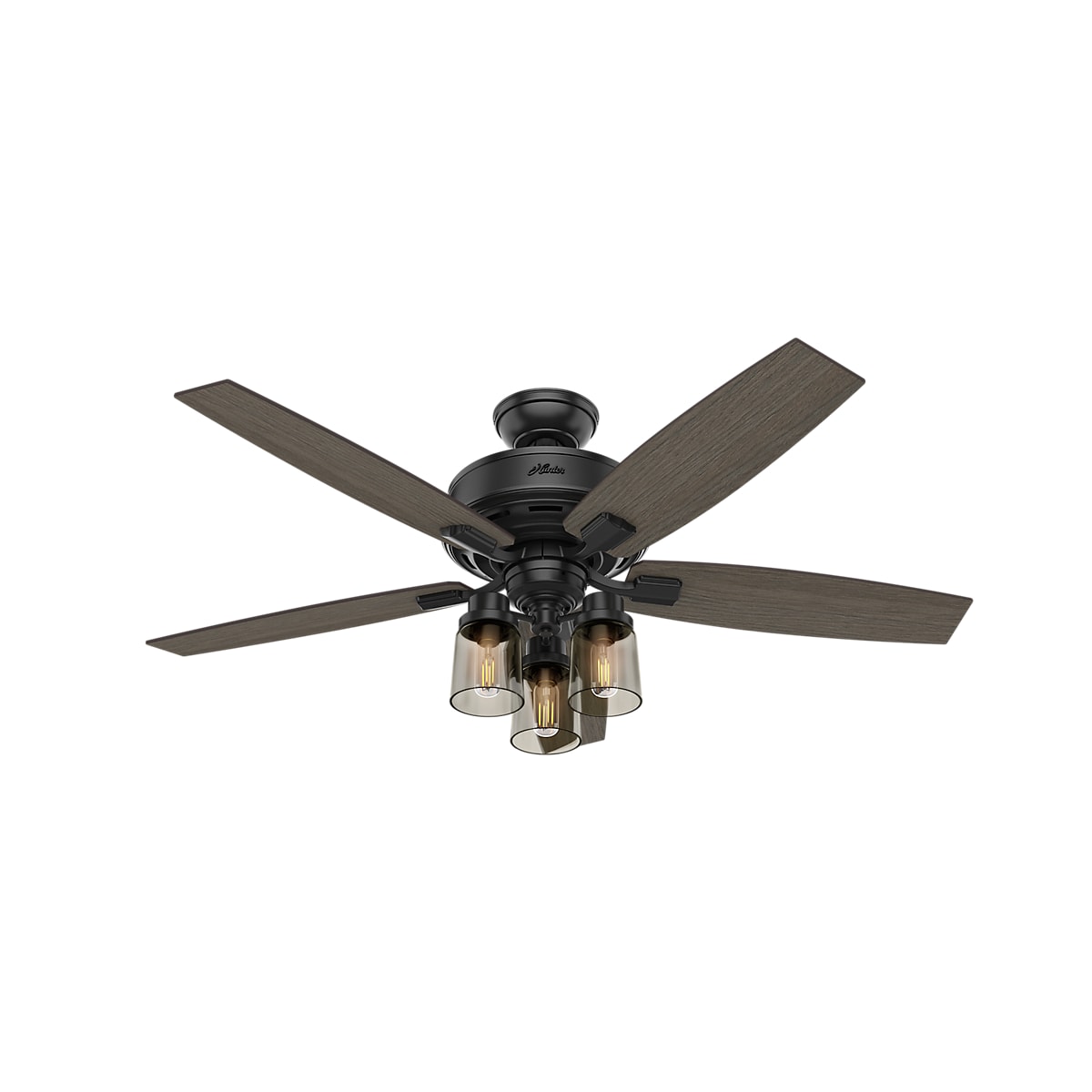 Hunter 52" 5 Blade LED Ceiling Fan with Light | Build.com