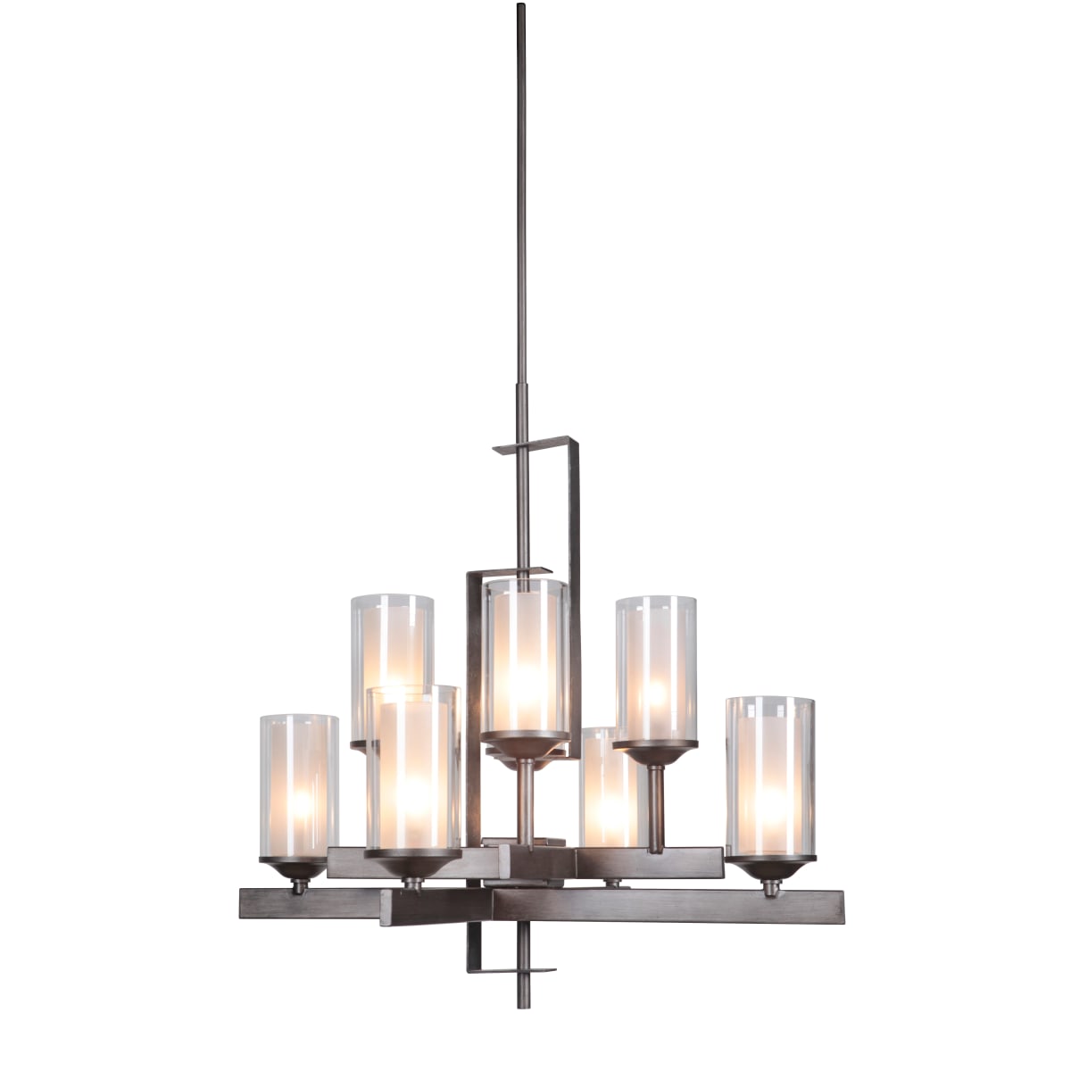 Jeremiah Lighting 39318-NIVNI Mod 8 Light Chandelier - 30 | Build.com