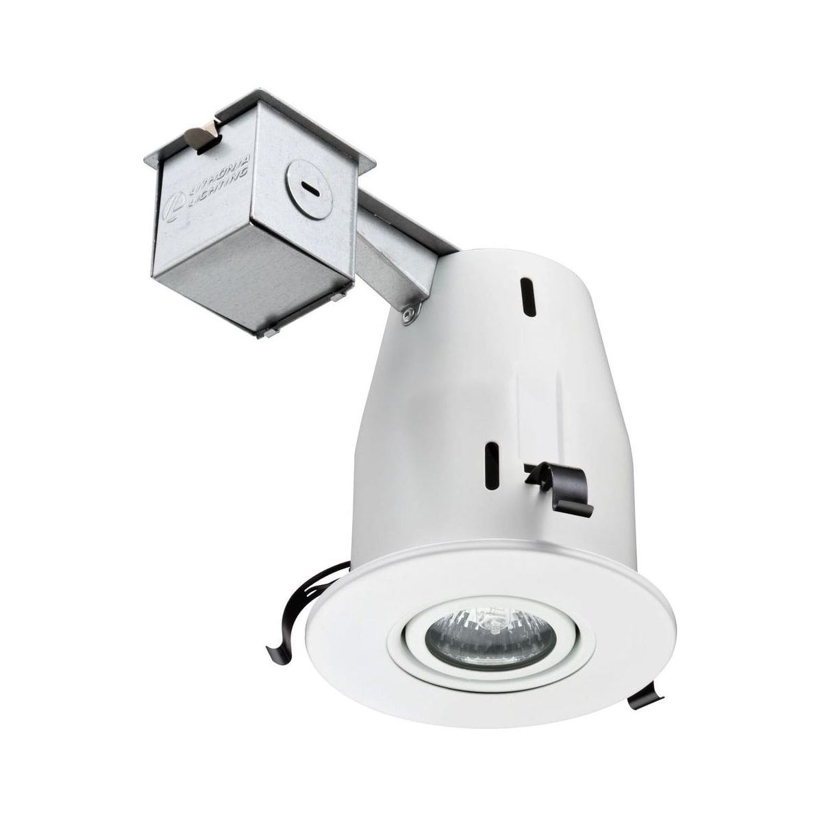 Lithonia Lighting LK4GMW M6 Gimbal Recessed Kit 4" GU10 | Build.com