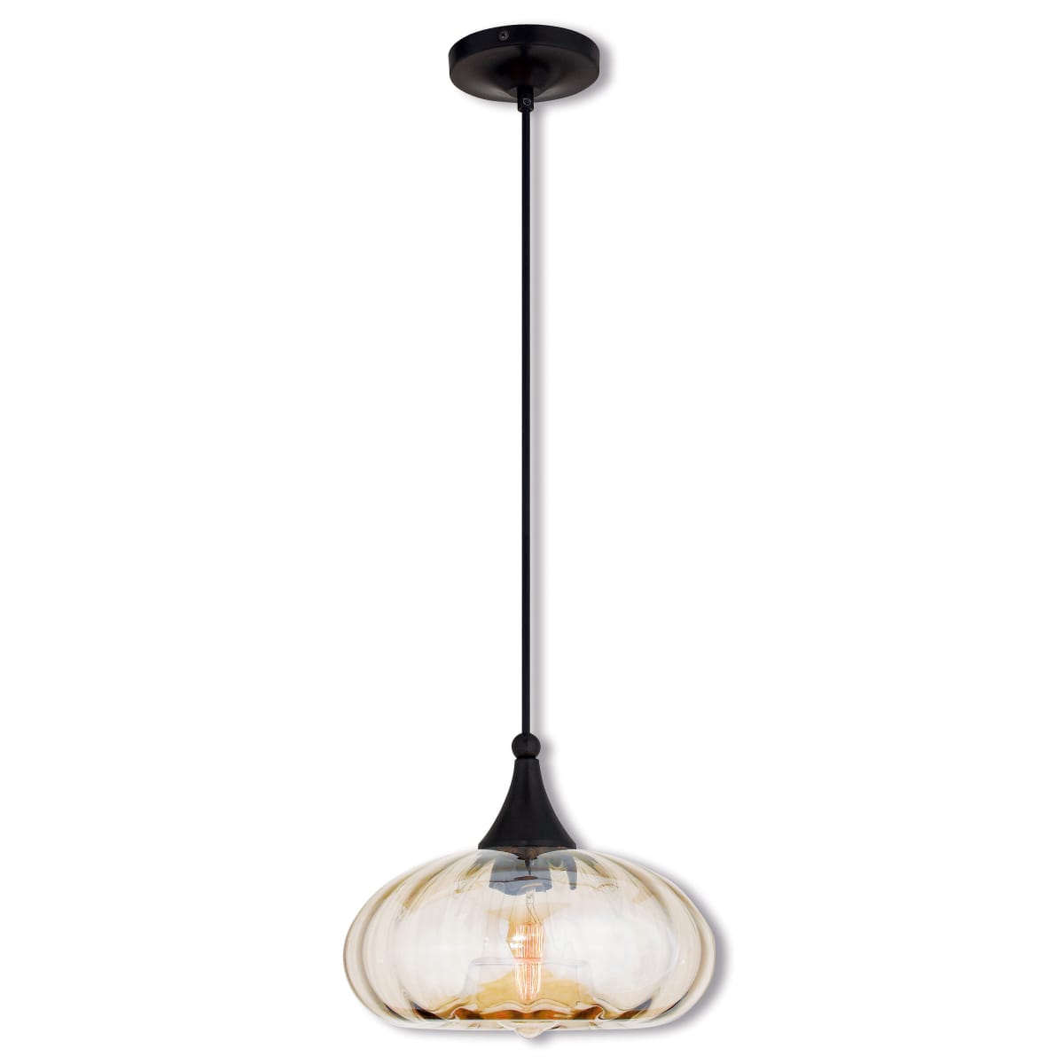 Livex Lighting 40617-92 Art Glass 1 Light Mini | Build.com