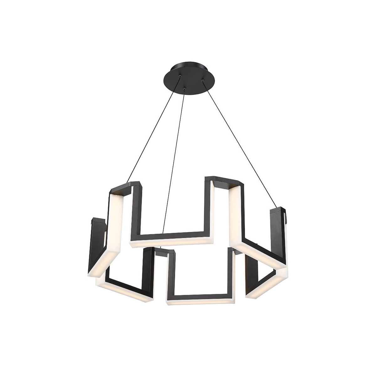 Modern Forms PD-60834-BK Gotham 6 Light 34" Wide | Build.com