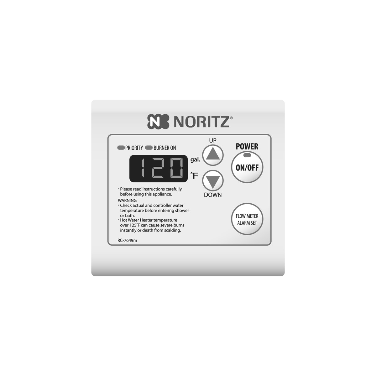 Noritz RC 7651M Remote Controller Fahrenheit And Build noritz-rc-7651m-remote-controller-fahrenheit-and-build