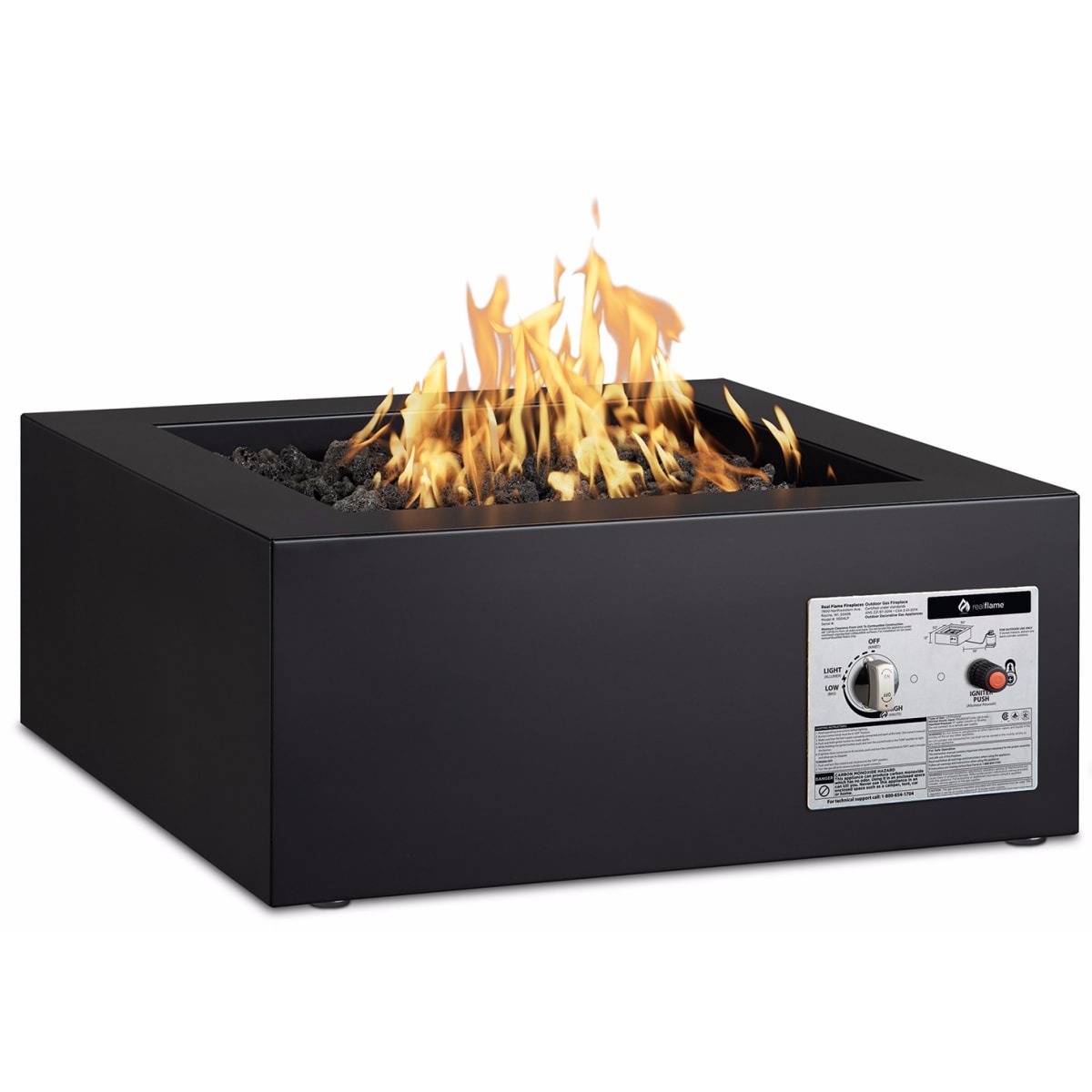 Real Flame C12700LP-RVN 30 Inch Square 70000 BTU | Build.com