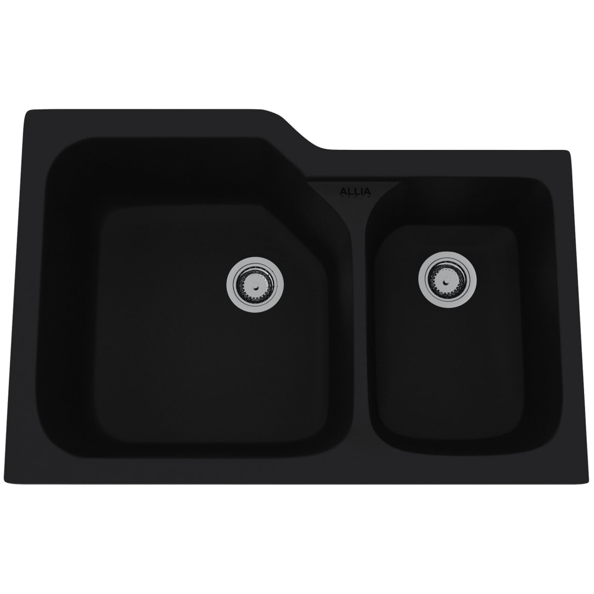 Rohl 6337-63 Allia 33" Undermount Double Basin Fireclay | Build.com