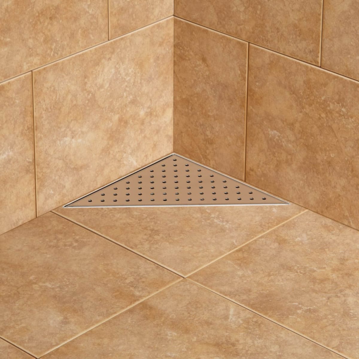 Signature Hardware 415707 Werner 8" Triangular Shower | Build.com