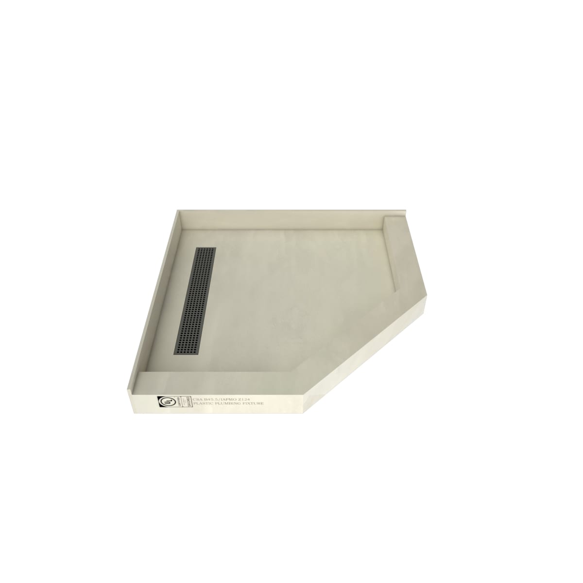 Tile Redi RT48Neo-PVC-SQBN Redi Neo 48" x 48" Neo-Angle | Build.com