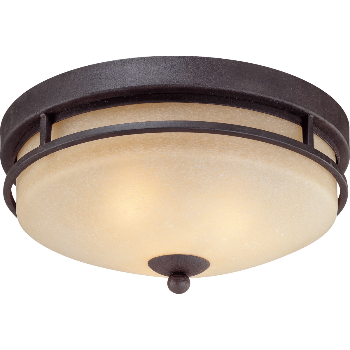 Troy Lighting C1230NR Three Light Flush Mount Ceiling | Build.com
