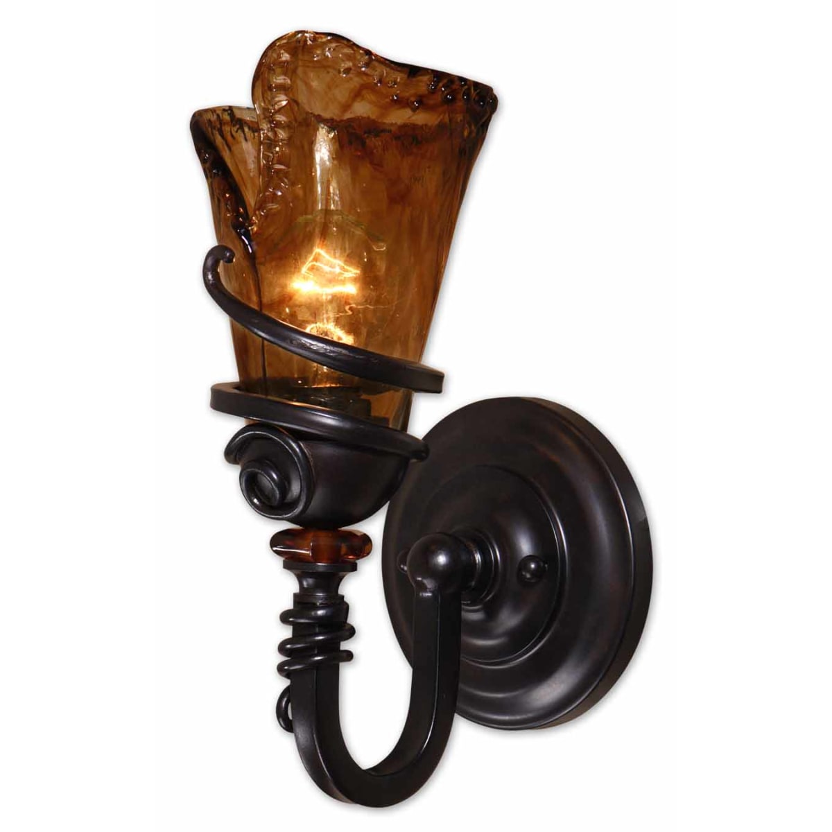 Uttermost 22481 Vitalia One Light Up Lighting Wall Sconce | Build.com
