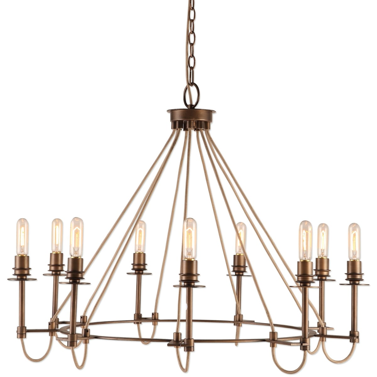 Uttermost 21321 Lyndhurst 9 Light 38-1/4" Wide Chandelier | Build.com