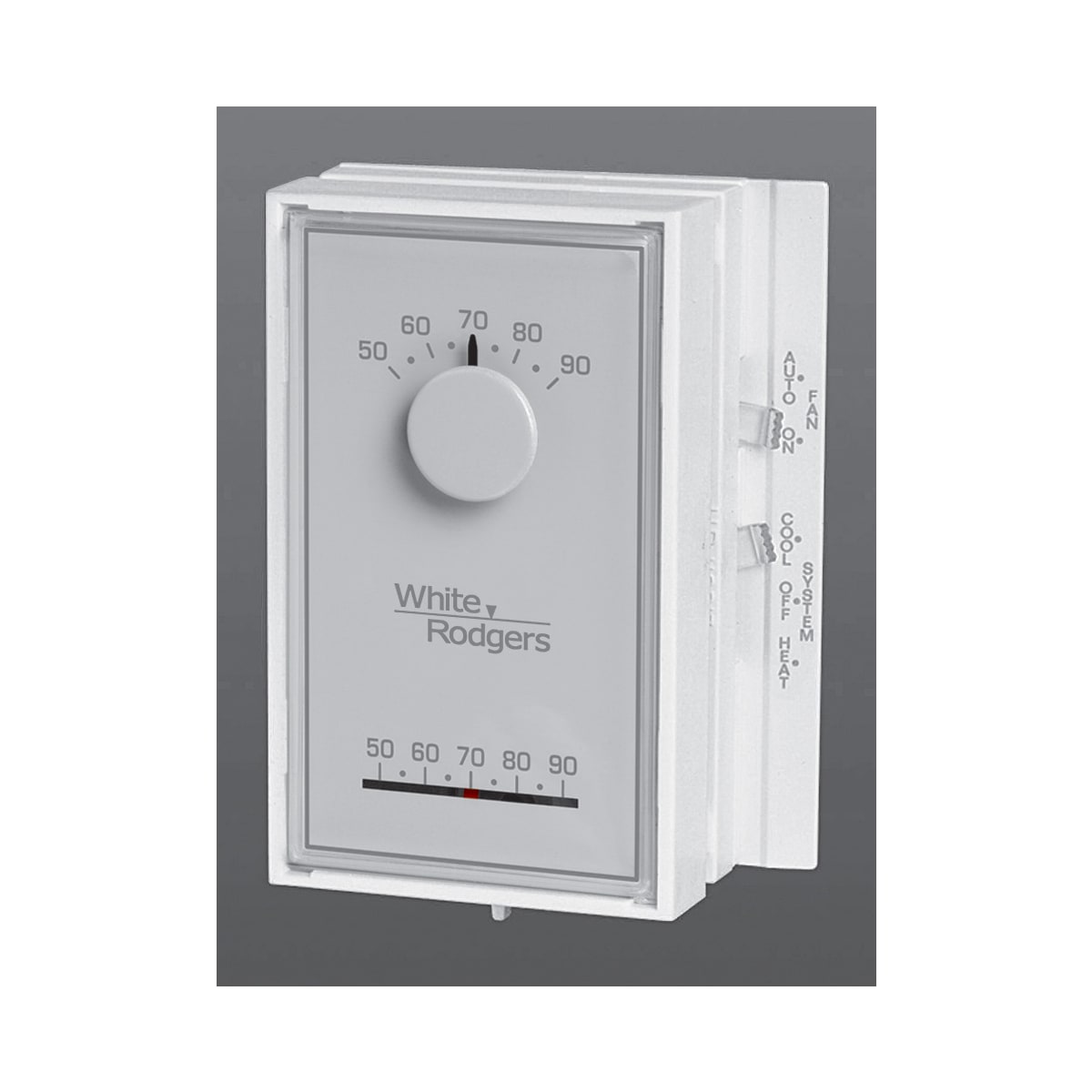White Rodgers 1E56N 444 Universal Vertical Heat Cool Mechanical Thermostat Build