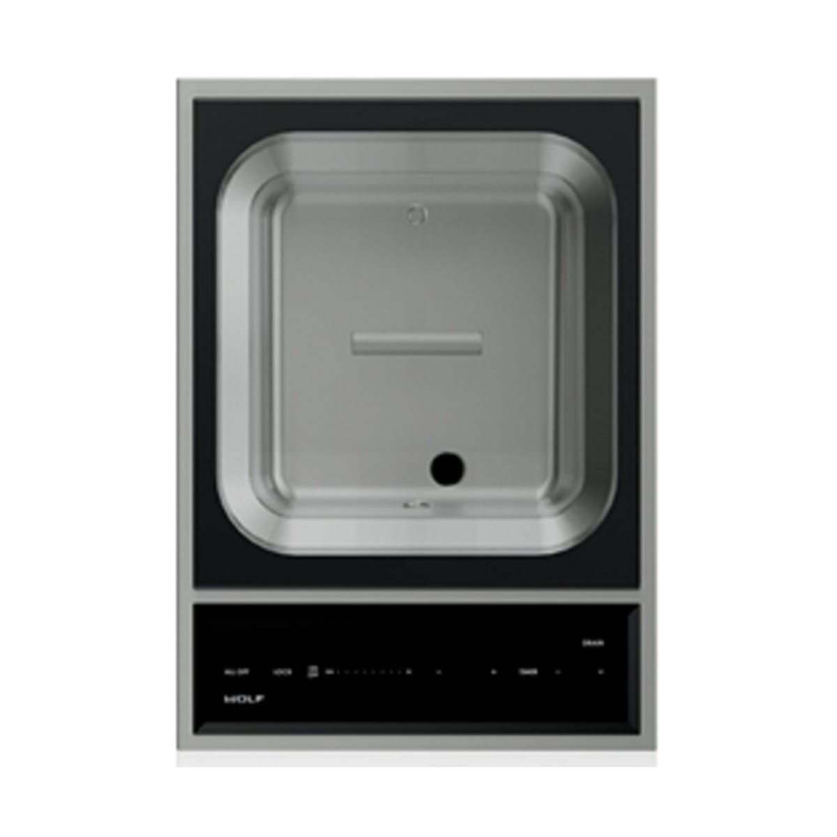 Wolf SM15TF/S 15 Inch Wide Food Steamer Cooktop Module | Build.com
