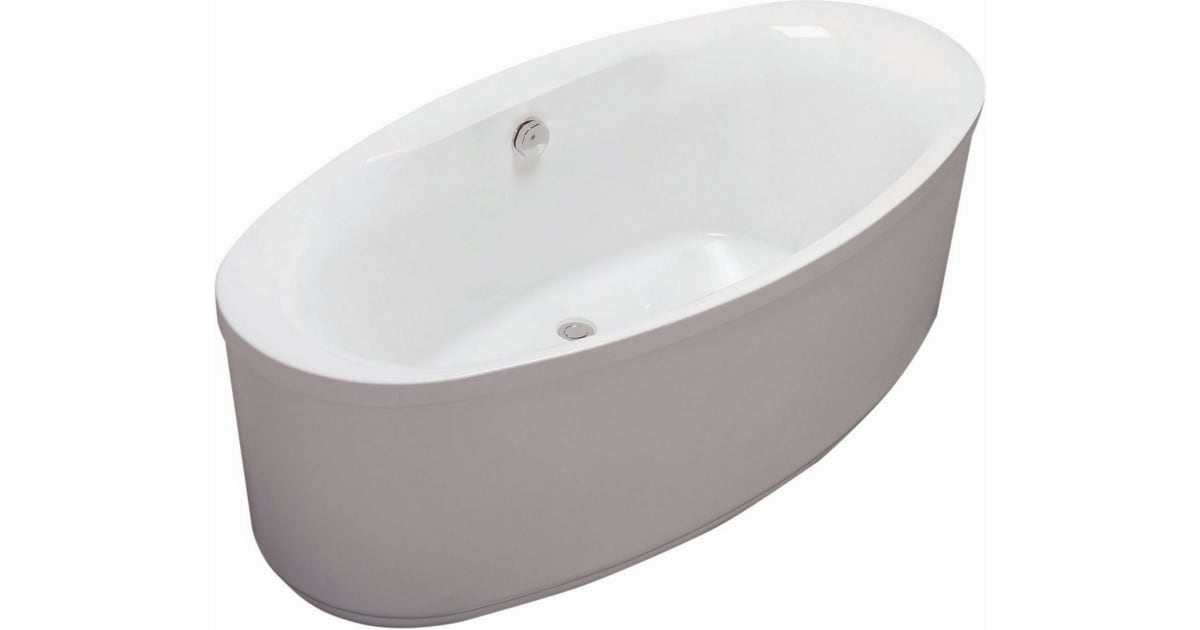 A and E Bath and Shower Dallas Dallas 67" Free Standing Acrylic Soaking ...