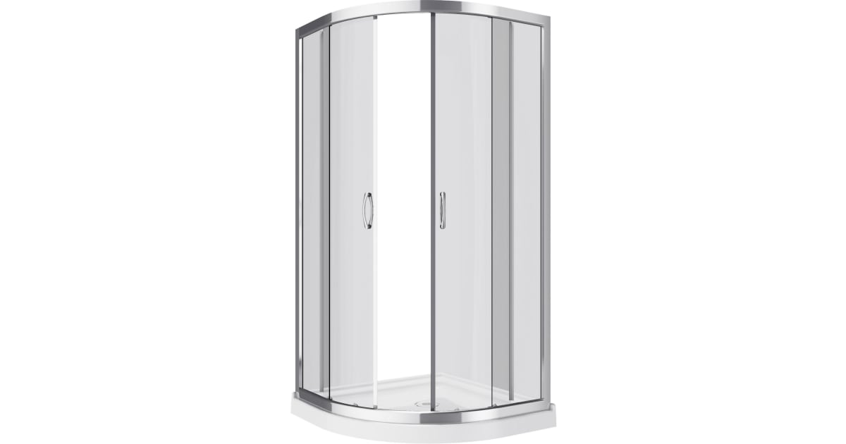 A and E Bath and Shower Mona-NW Mona 74" High x 37-1/2" Wide x 37-1/2 ...