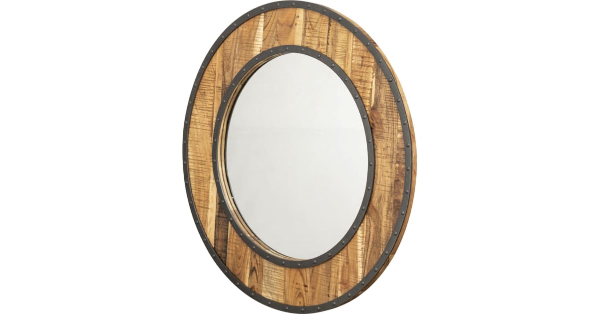 A and E Bath and Shower Pinon Pinon 30" W x 30" H Rectangular Wood ...