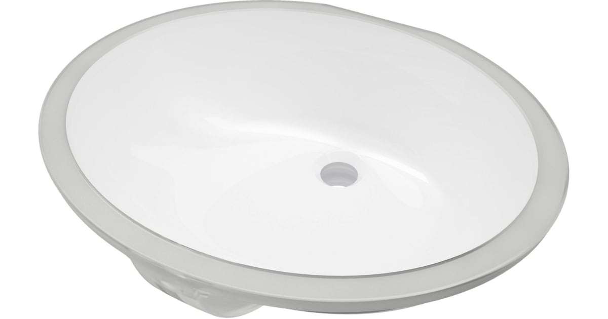 A and E Bath and Shower Sulu Sulu 19-5/16" Oval Ceramic Undermount ...