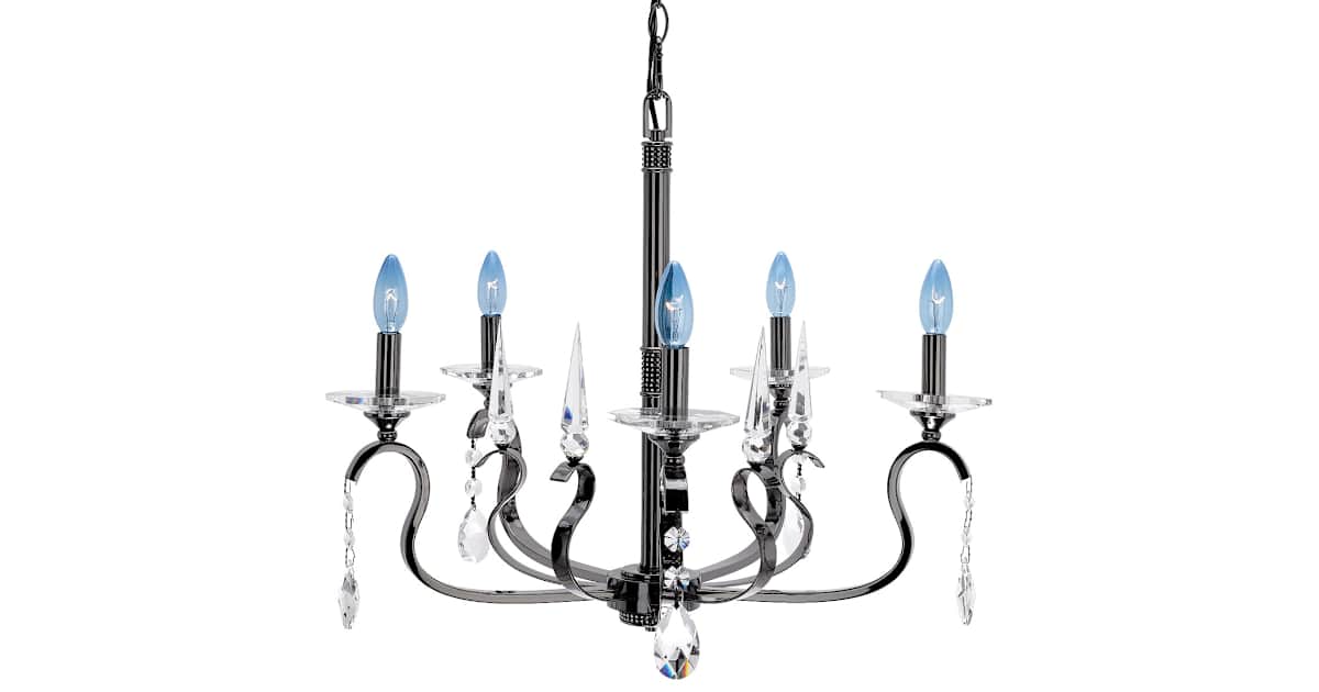 Access Lighting 23855-BCHR/CRY Crystal Five Light Up Lighting ...