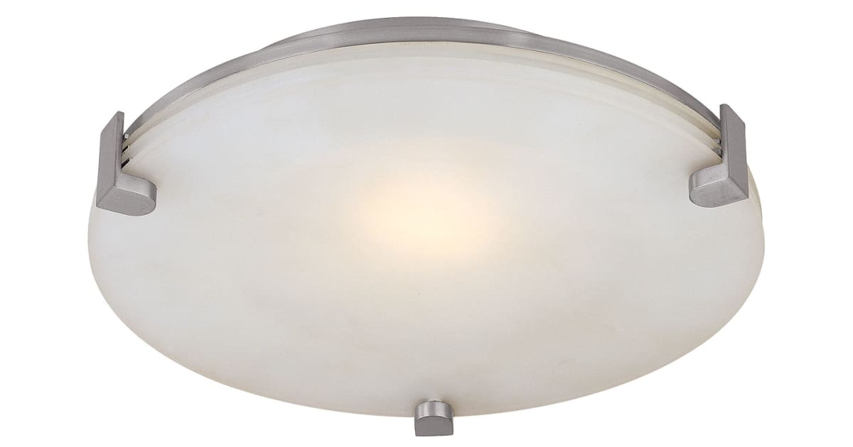 Access Lighting 50056-BS/OPL Lithium 1 Light Flush Mount Ceiling ...